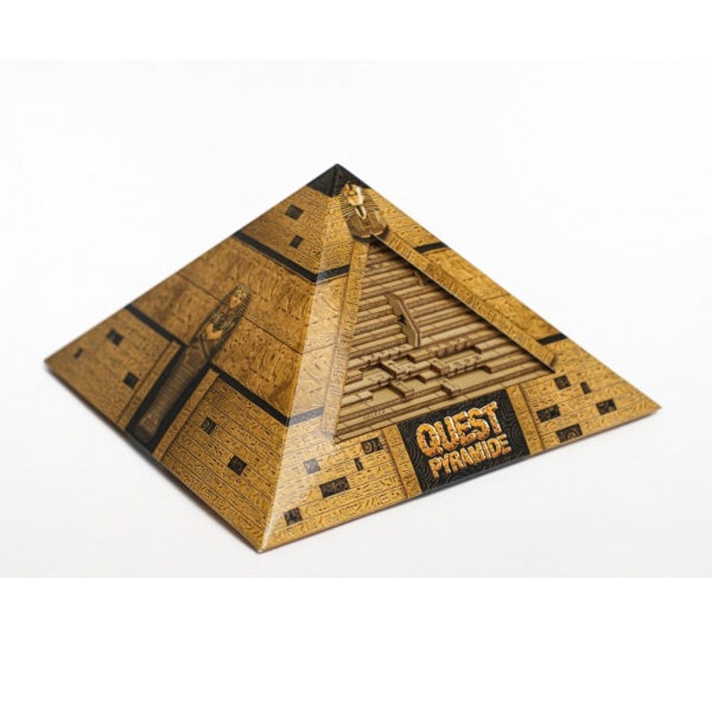 Quest Pyramid Puzzle - Challenging Multi Step Sequential Puzzle Box ...