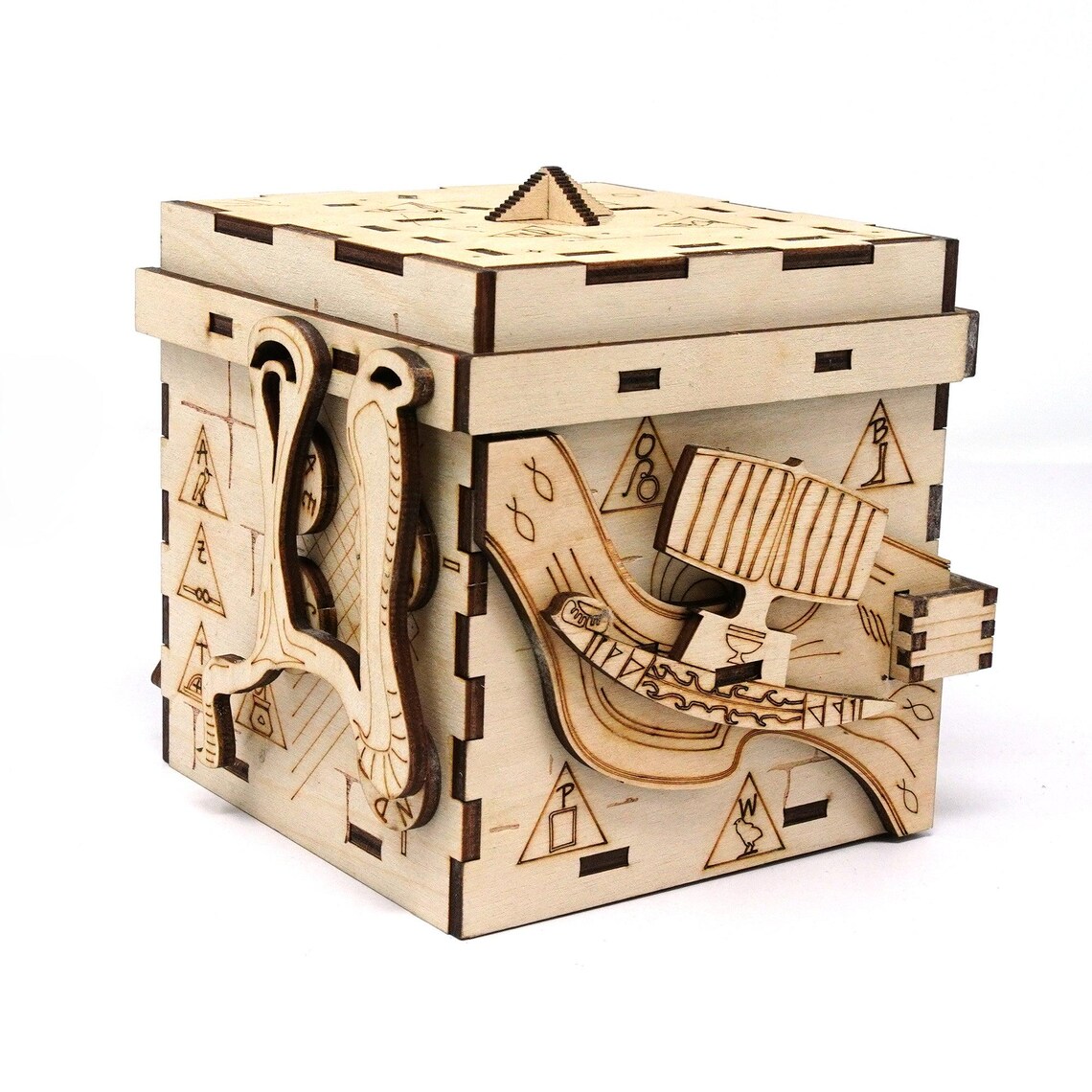 Pharaoh's Secret Puzzle Box - Etsy