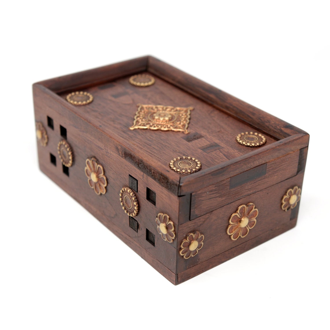 Sliding Puzzle Box - Challenging Wooden Puzzle Box - Antique Look - Etsy