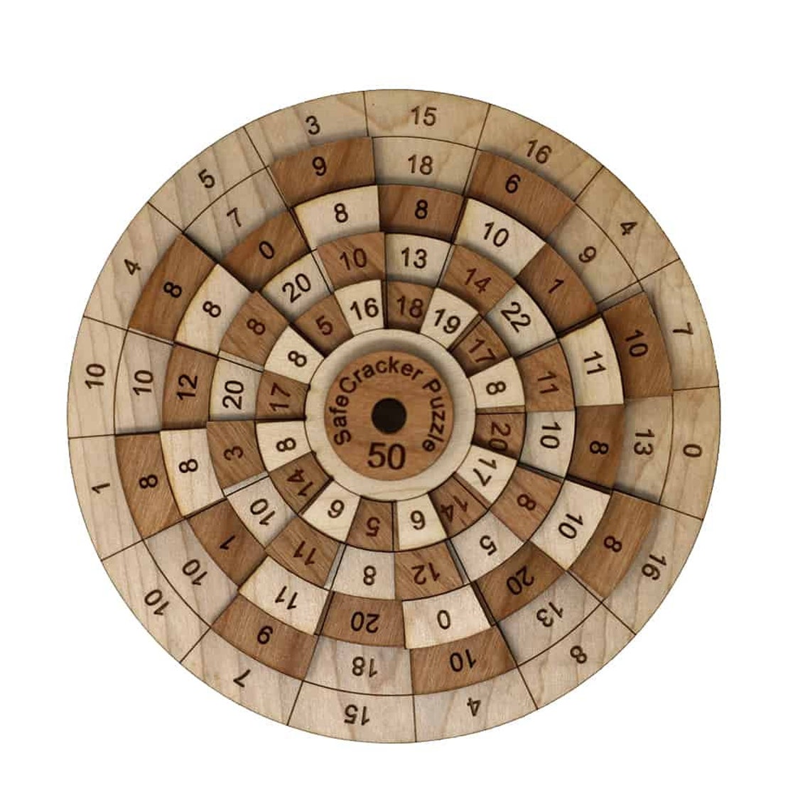 Safecracker 50 - Fun Handmade Wooden Maths Puzzle - Challenging! - Etsy