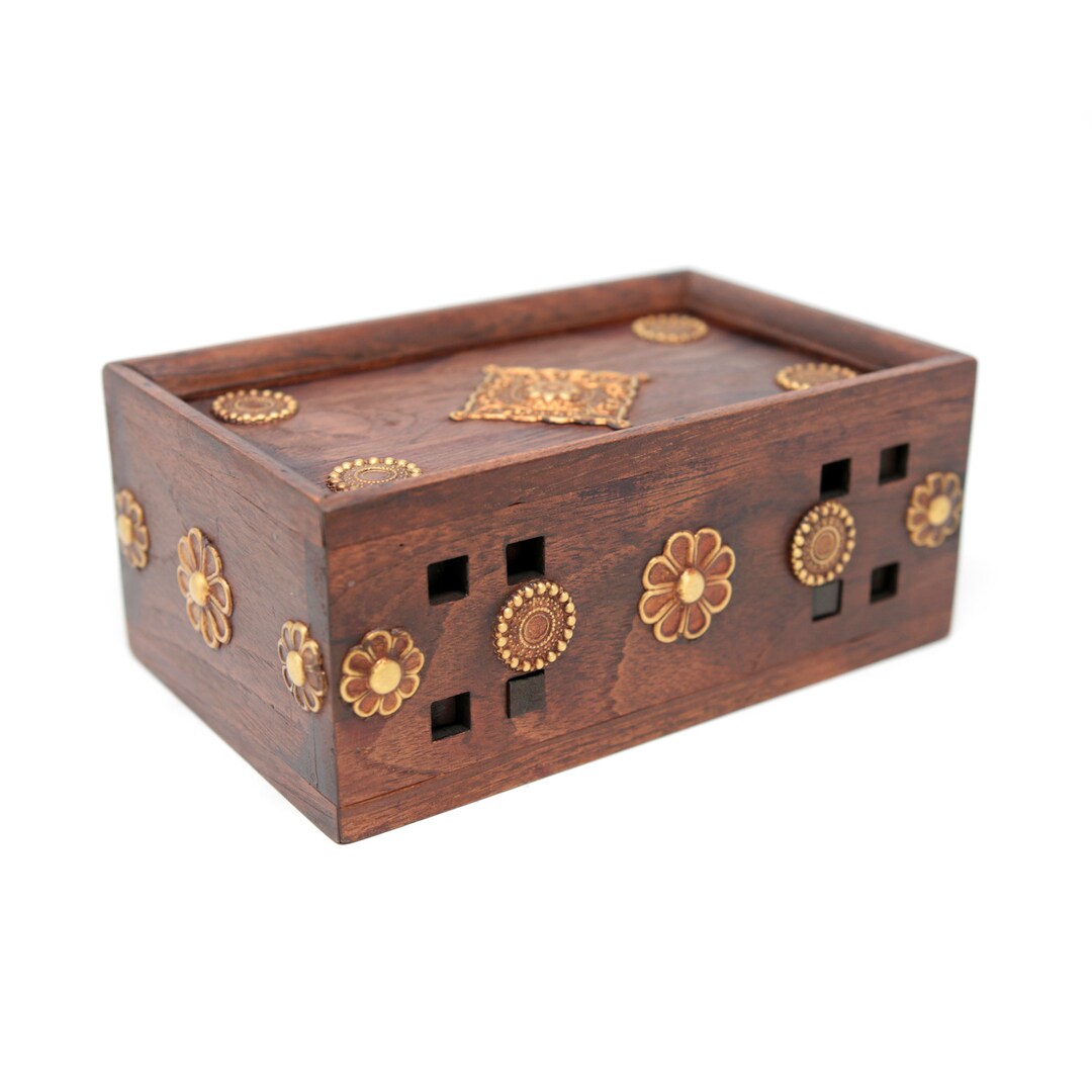 Sliding Puzzle Box - Challenging Wooden Puzzle Box - Antique Look - Etsy