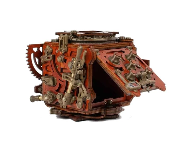 NKD Mecanigma Puzzle Box Kit - Build Your Own Steampunk Puzzle Box - Etsy