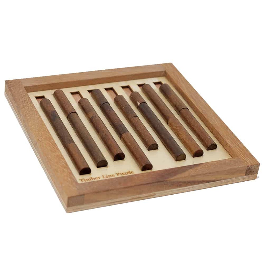 Timber Line Puzzle - Fun Handmade Wooden Puzzle - Good Gift Idea - Etsy