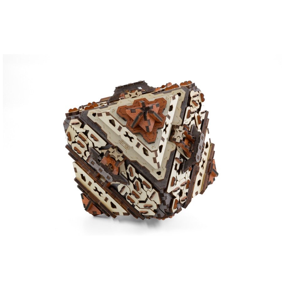 Tetra Puzzle Box by NKD Puzzles Large DIY Wooden Puzzle Box Cyberpunk ...