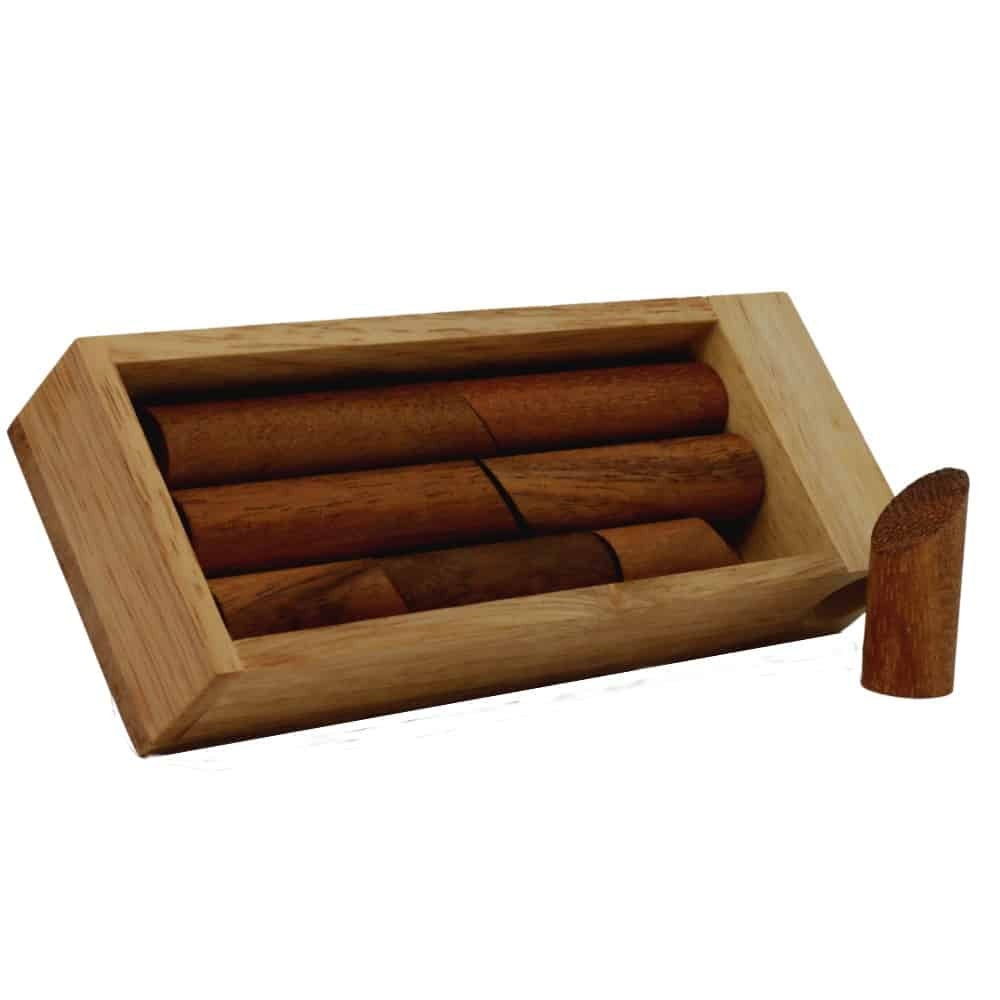 Log Jam Puzzle Handmade Wooden Puzzle Great Solution - Etsy