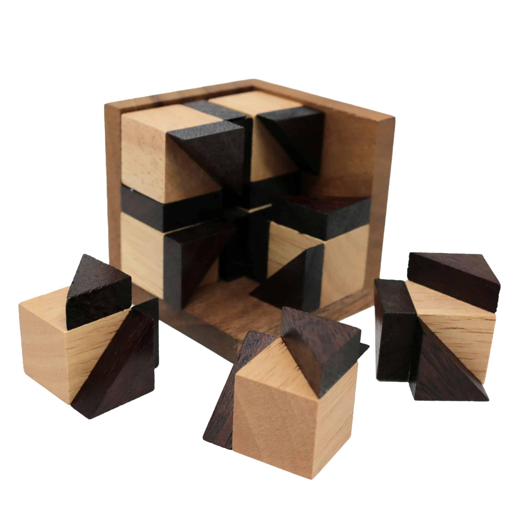 Devils Cube - Interesting Wooden Puzzle - Hard Wood Puzzle - Great Gift Idea - Handmade Wooden ...