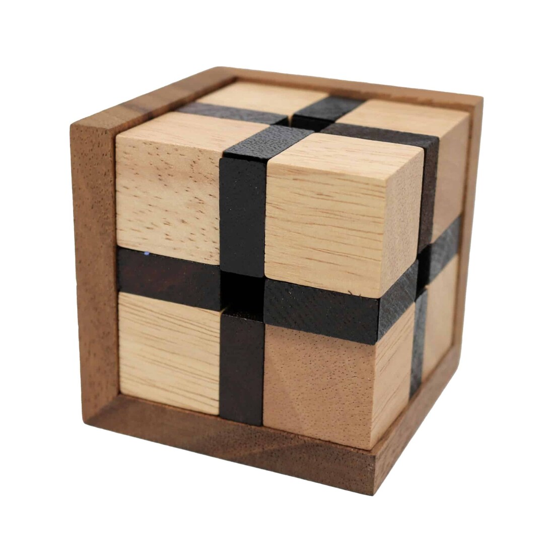 Devils Cube - Interesting Wooden Puzzle - Hard Wood Puzzle - Great Gift Idea - Handmade Wooden ...