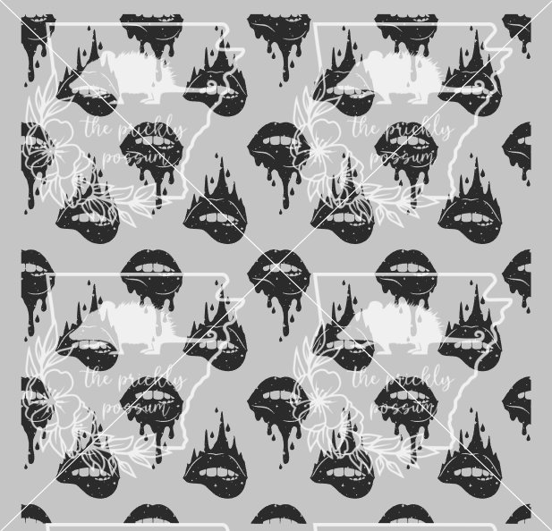 Seamless Lip Pattern SVG - Etsy