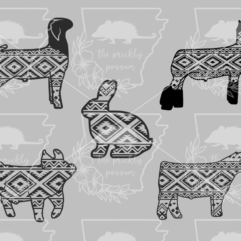 Aztec Wooden Svg - Etsy