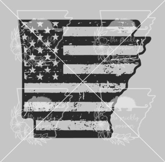 Arkansas US Flag SVG - Etsy