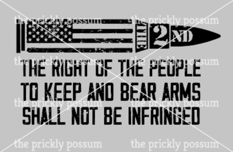 Second Amendment SVG - Etsy