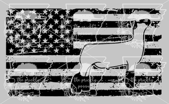 Show Sheep US Flag SVG - Etsy