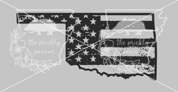 Oklahoma US Flag SVG | Etsy