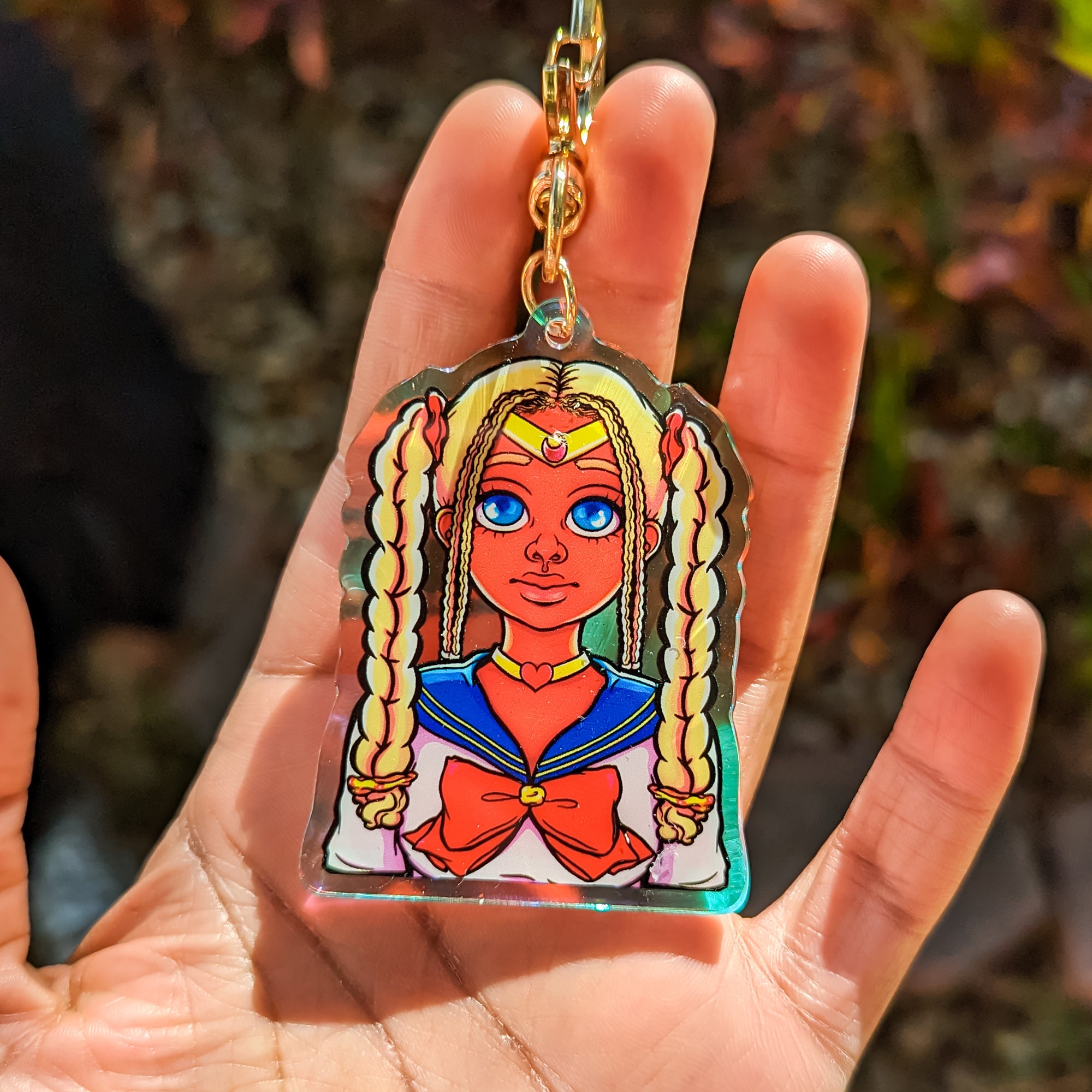 Sailor Moon Keychain Usagi Tsukino Acrylic Charm - Etsy