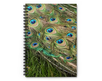 Notebook Spiral Peacock - Etsy