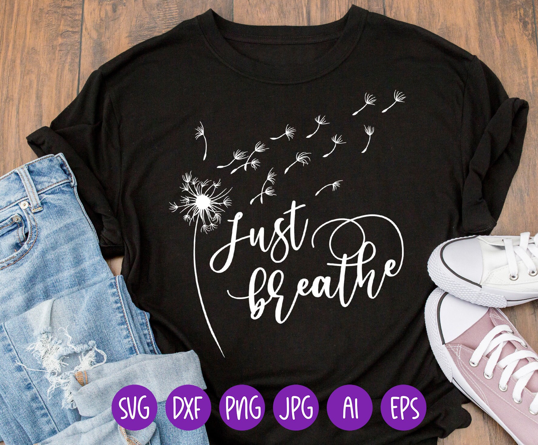 Just Breathe SVG, Breathing SVG, Yoga Breathe SVG, Health Svg ...