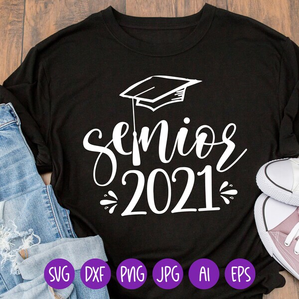 Senior 2021 Svg - Etsy