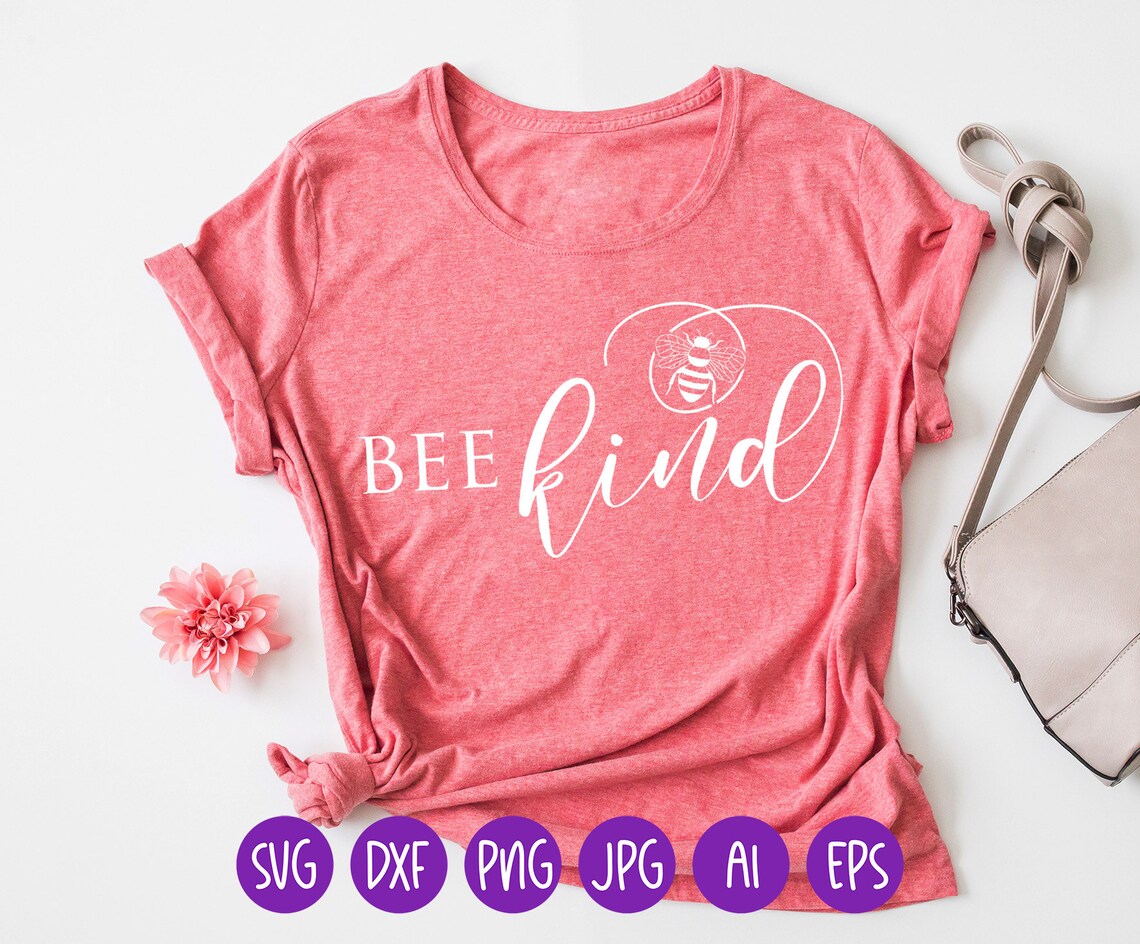 Bee Kind SVG, Kindness SVG, Bumble Bee Svg, Be Kind Svg, Bee Kind T ...