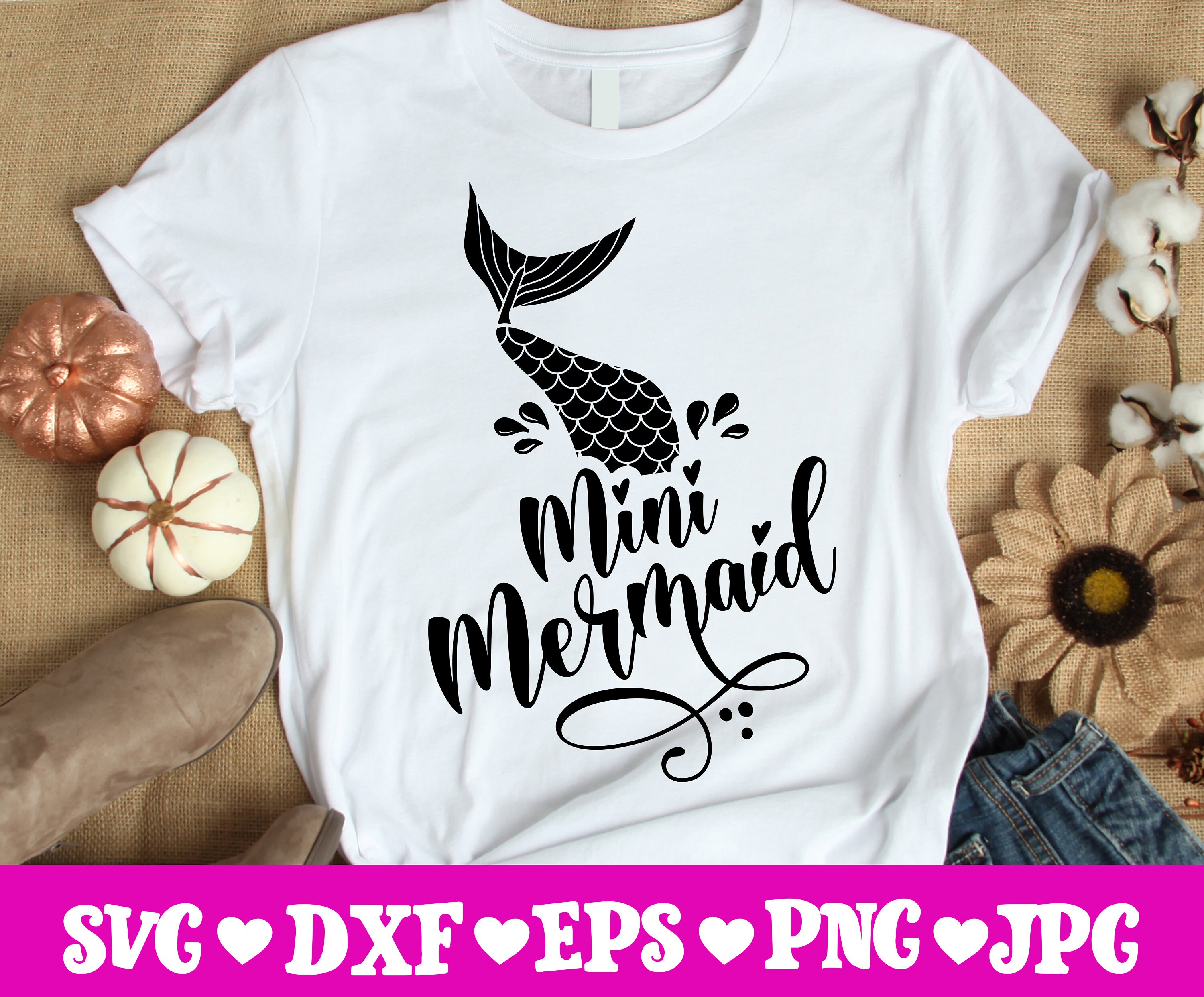 Mini Mermaid Svg Mermaid svg Mini Mermaid shirt SVG Mermaid | Etsy