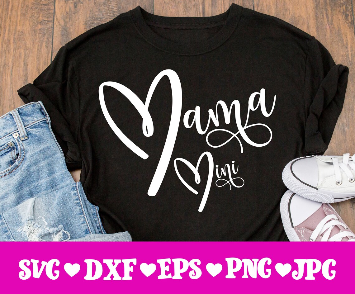 Mama Svg Mini Svg Mama Mini Svg Mama Svg Mommy & Mini Svg - Etsy Canada