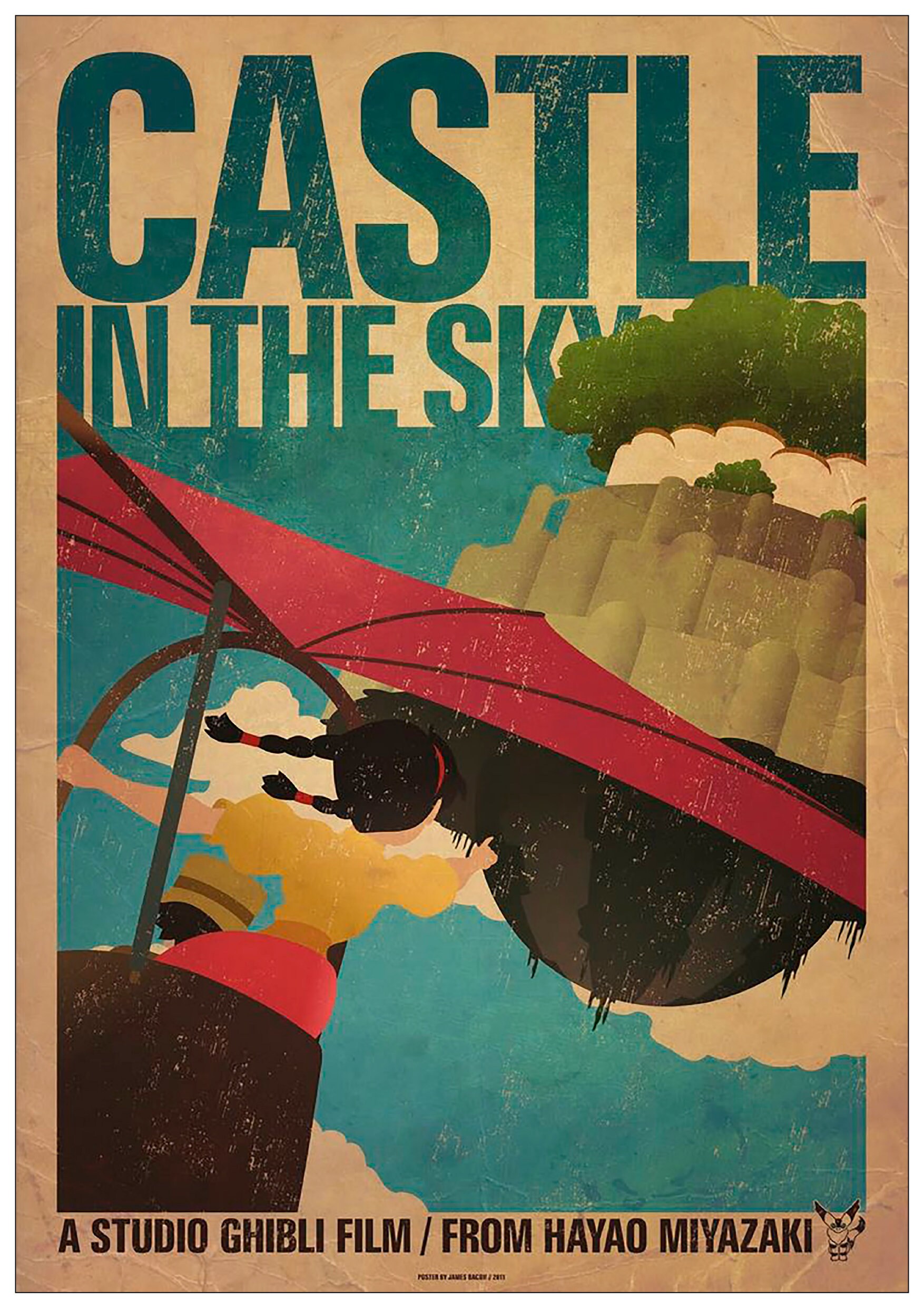 Studio Ghibli Film Poster Print Collection of 4 High Quality Art A3 ...