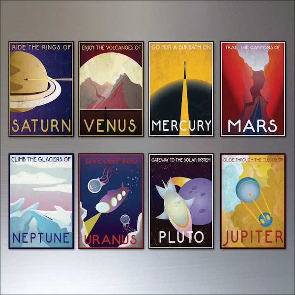 Fridge Magnet Set - Etsy