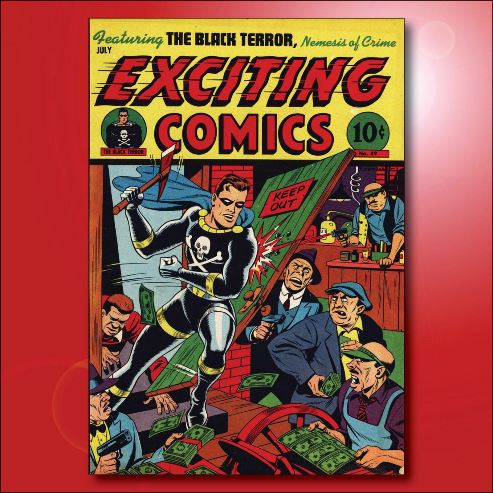 Fridge Magnets Vintage 1940s Comic Book Covers Set of 8 No.1 - Etsy