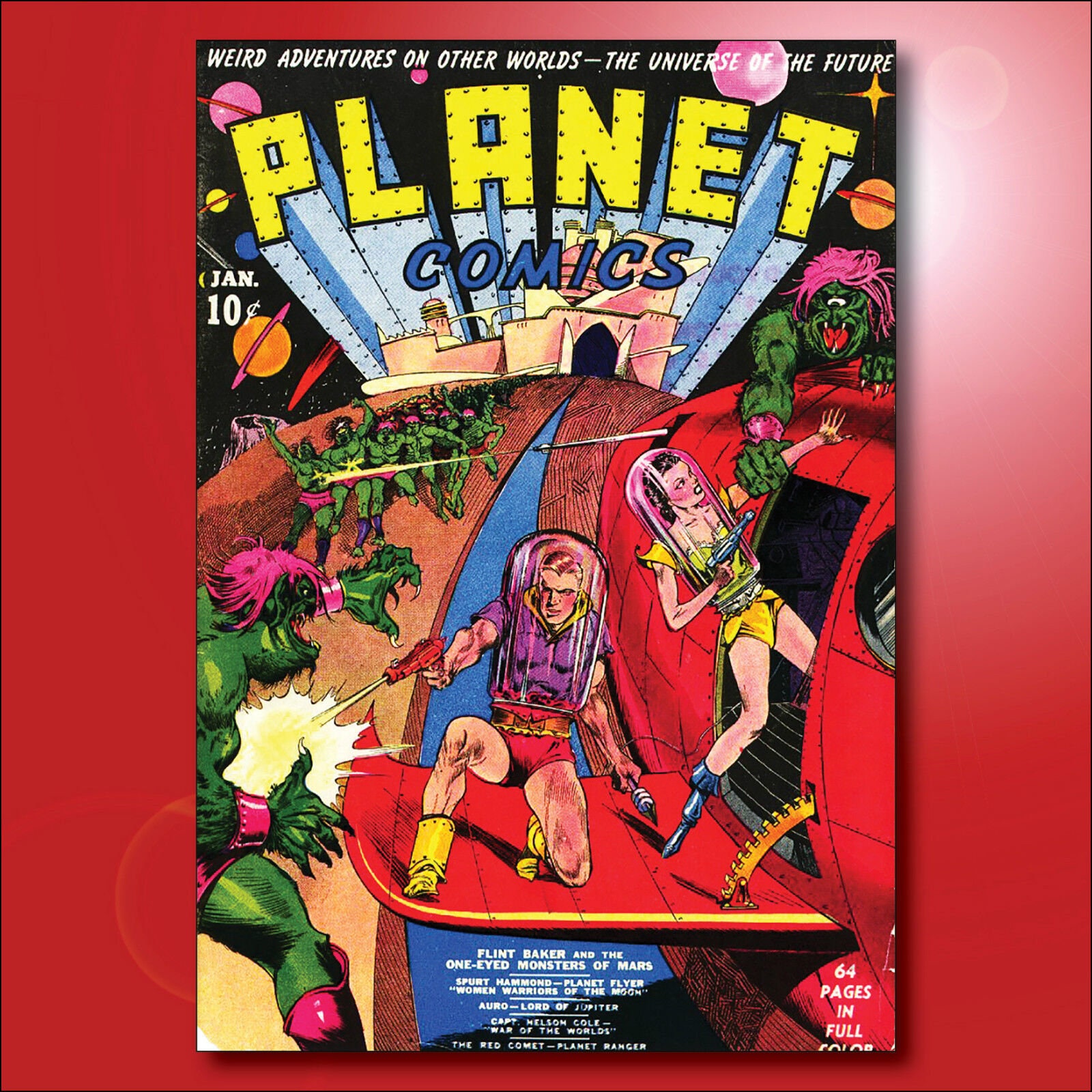 Fridge Magnets Vintage 1940s Comic Book Covers Set of 8 No.1 - Etsy