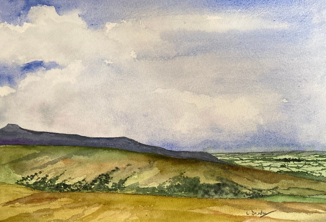 Brecon Beacons - Original Signed Watercolour - Etsy UK