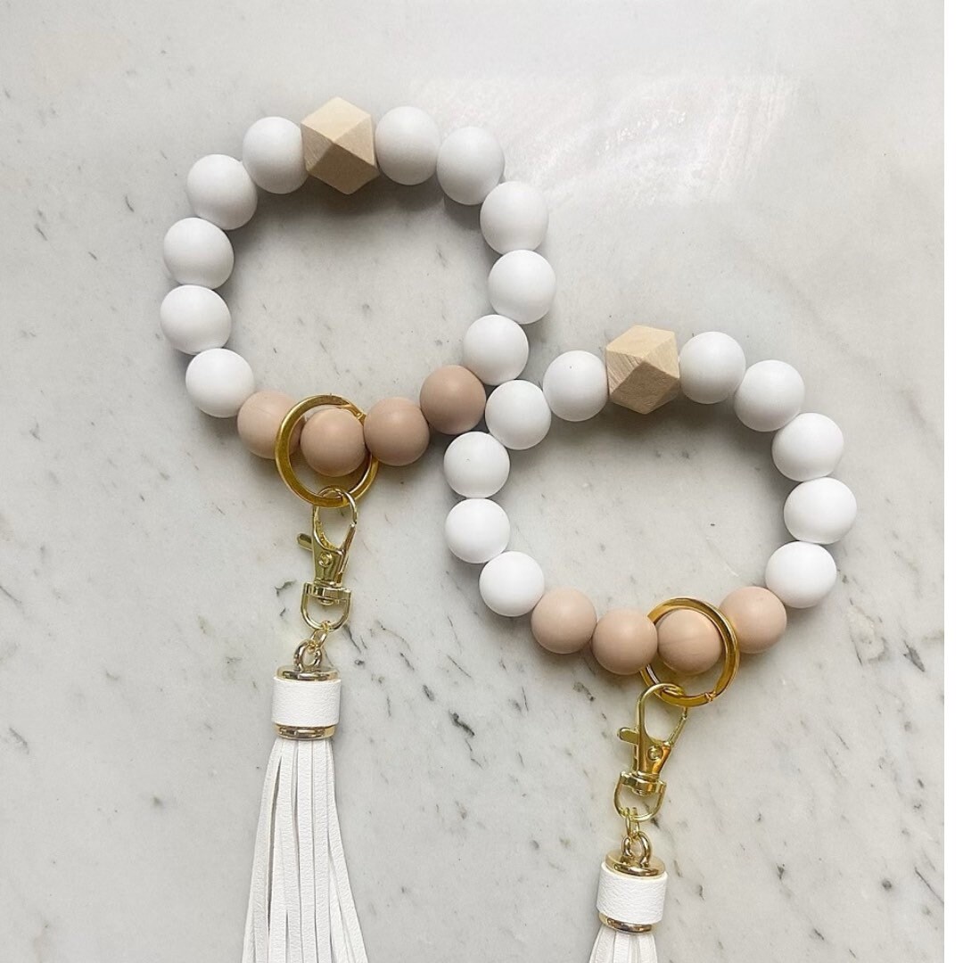Boho Chic Owristband Keychain - Etsy