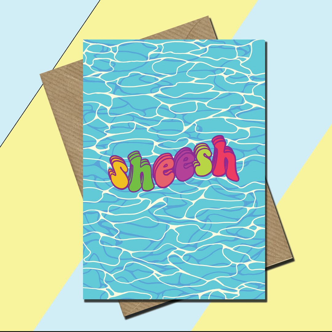 Sheesh Tiktok Meme Card - Etsy