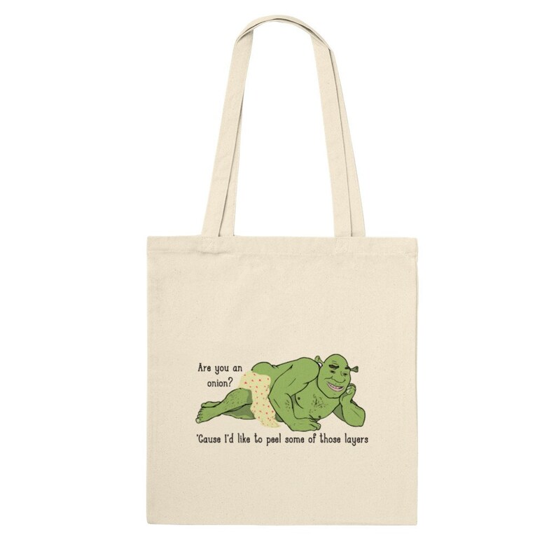 The Shrek Love Tote Bag - Etsy