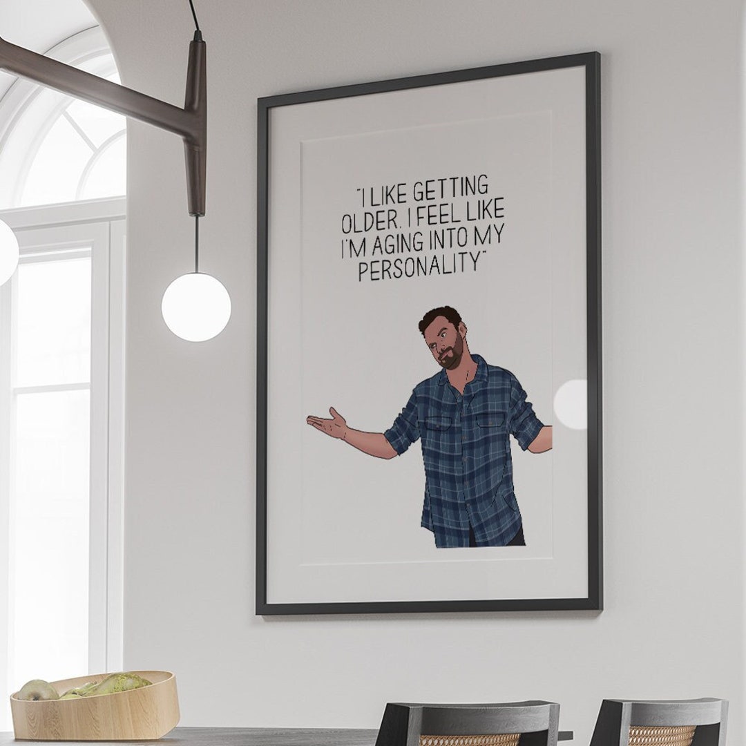 Nick Miller Print New Girl Fan Art Wall Art Living Room / Bedroom Wall ...