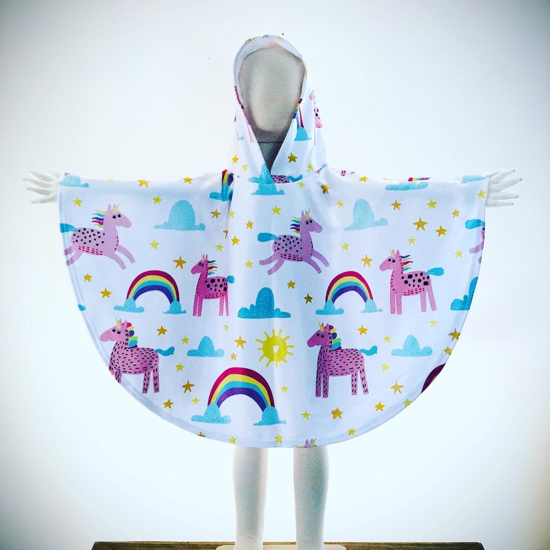Unicorn Potty Poncho - Etsy