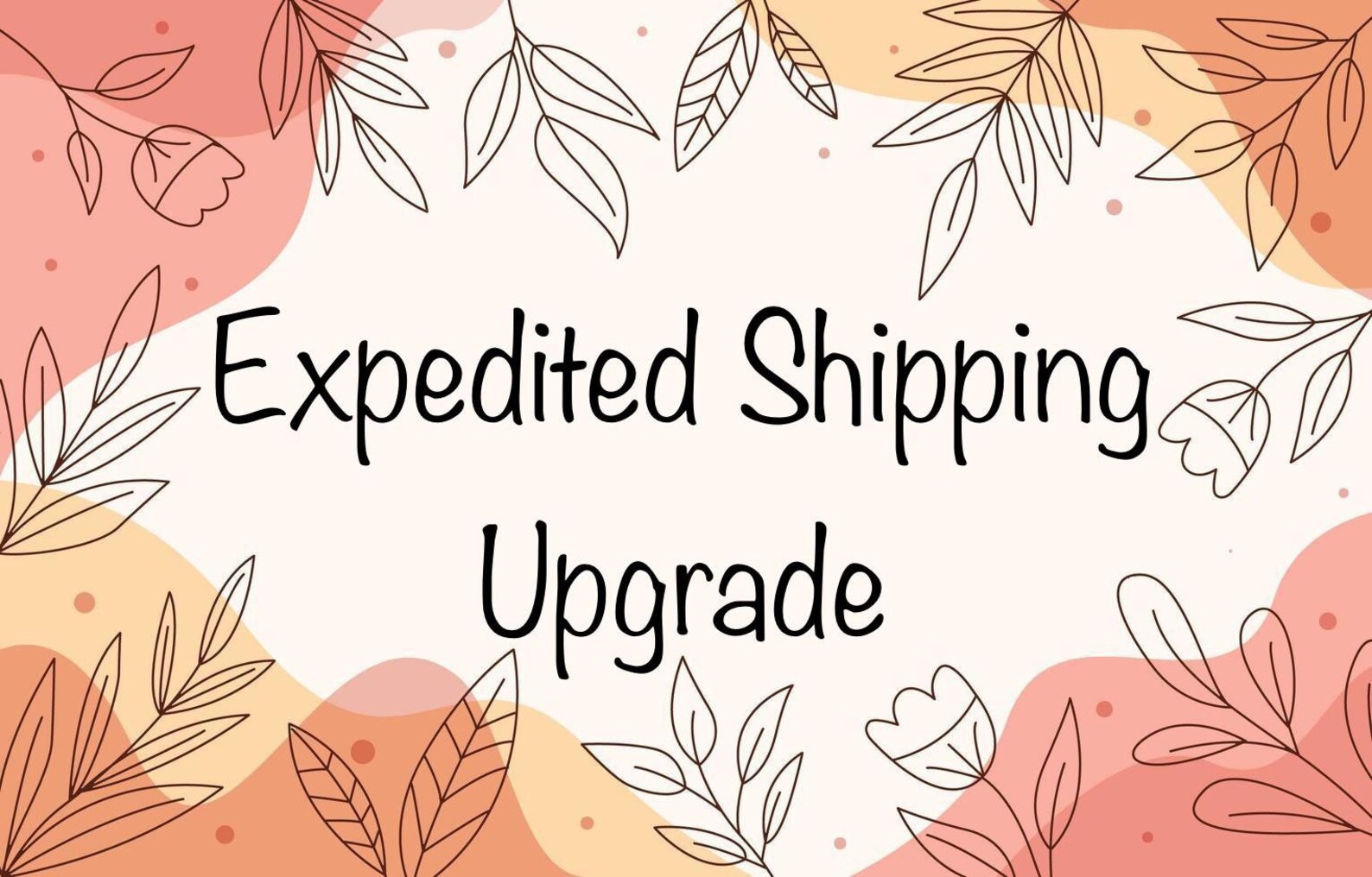 Expedited Shipping Upgrade | Etsy Expedited Shipping Upgrade | Etsy