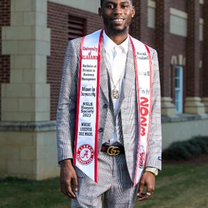 Custom Graduation Stole | Personalized Grad Sash - Etsy