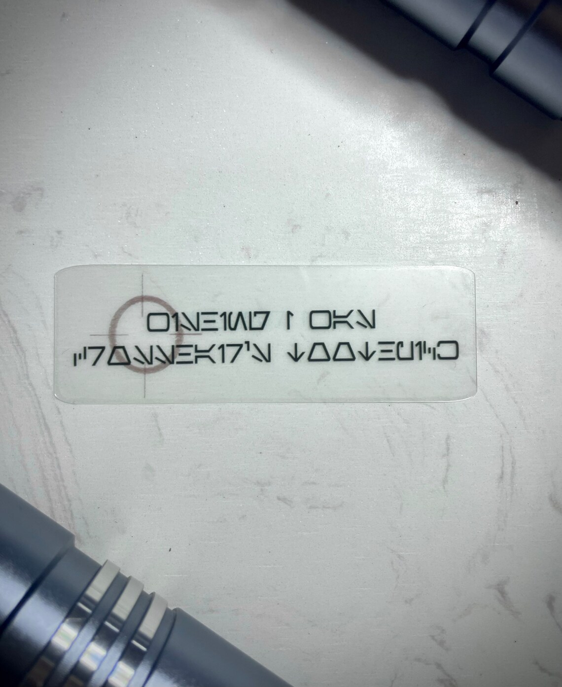 Crosshair Inspired Discrete Thirsty Sticker in Aurebesh - Etsy