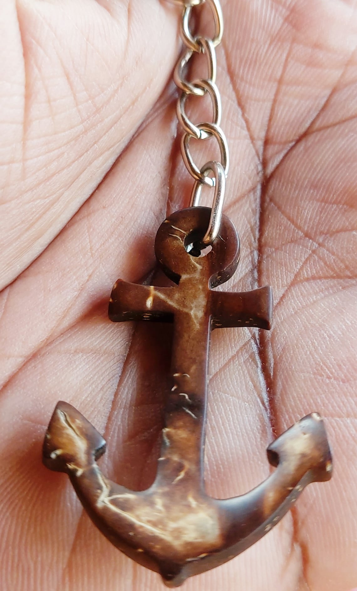 Handmade Coconut Shell Key Tag / Eco Friendly/ Natural Key - Etsy