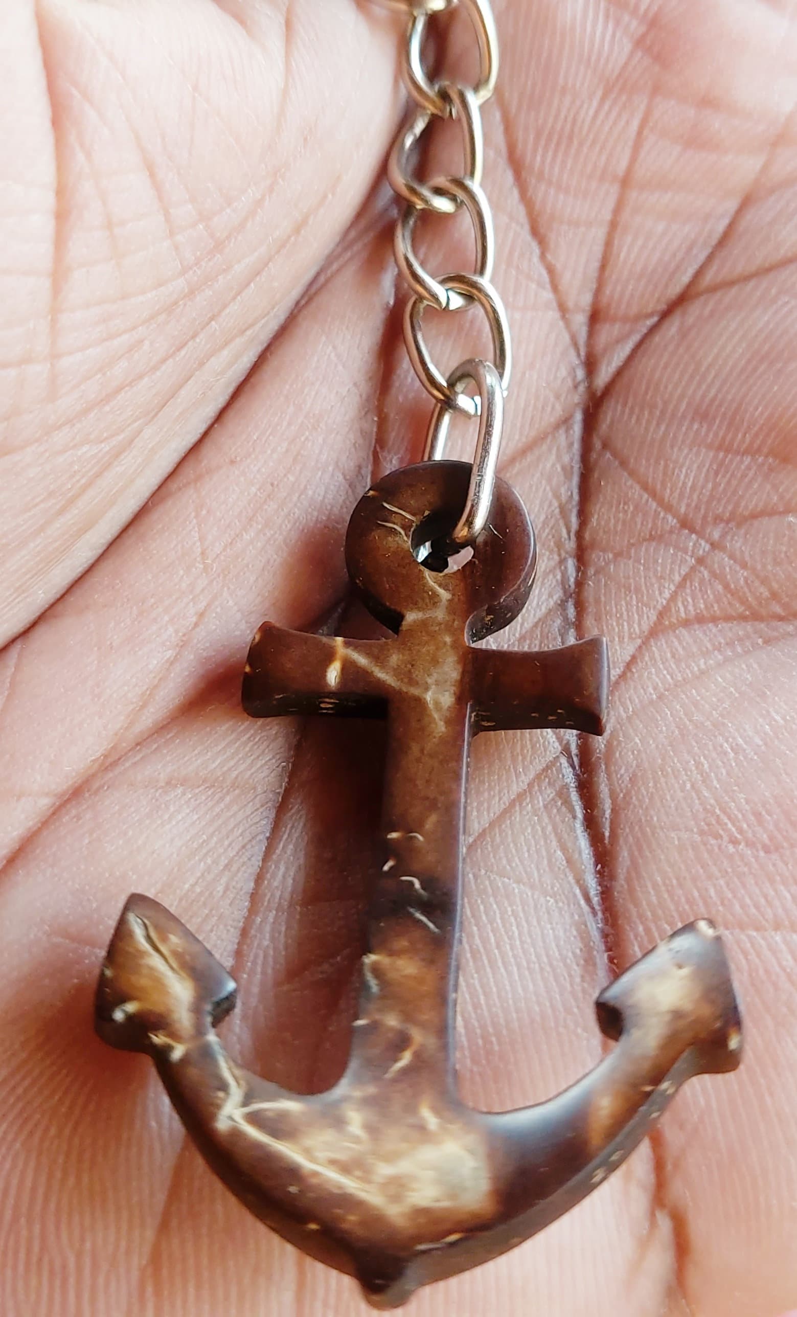 Handmade Coconut Shell Key Tag / Eco Friendly/ Natural Key - Etsy