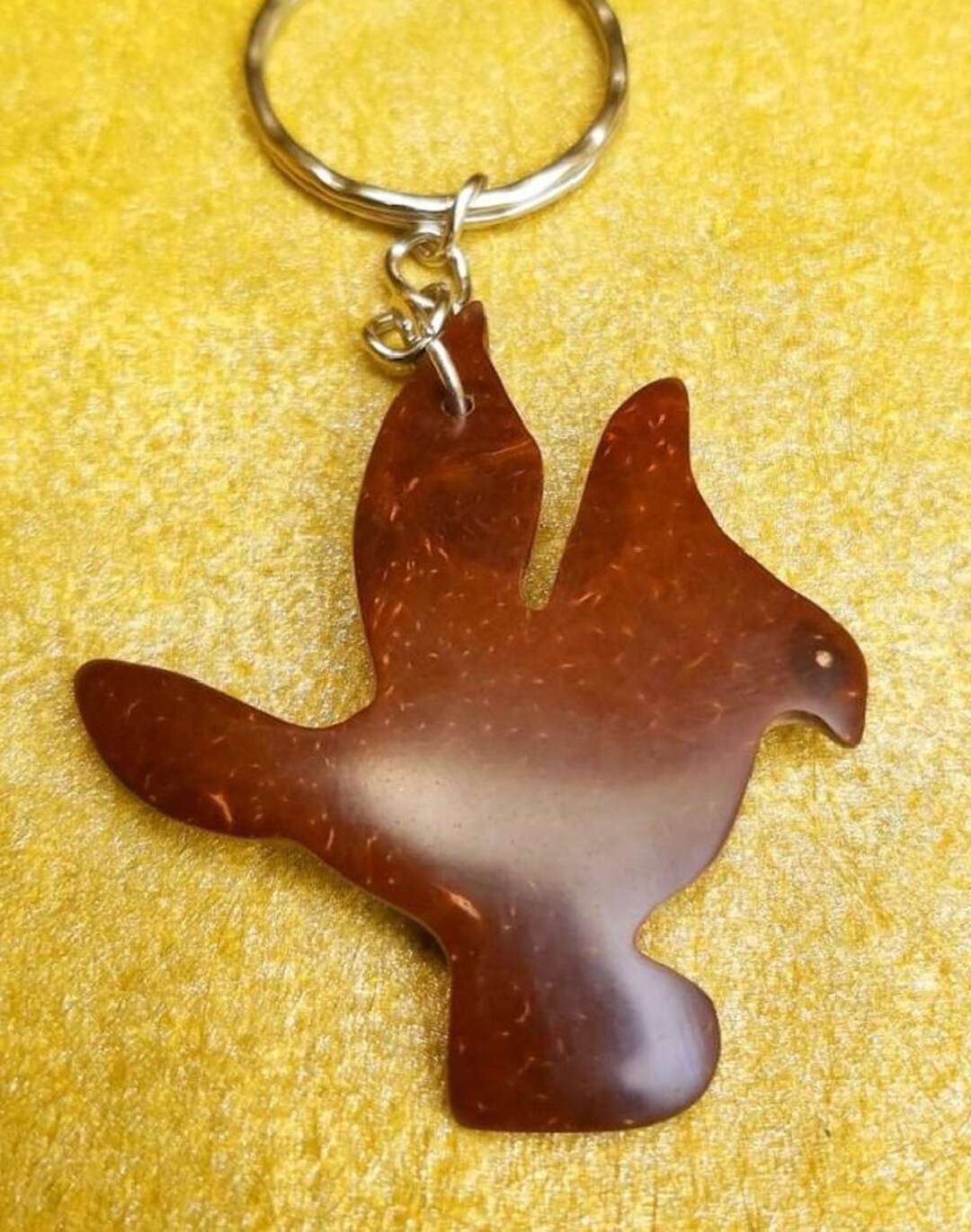 Handmade Coconut Shell Key Tag / Eco Friendly/ Natural Key - Etsy