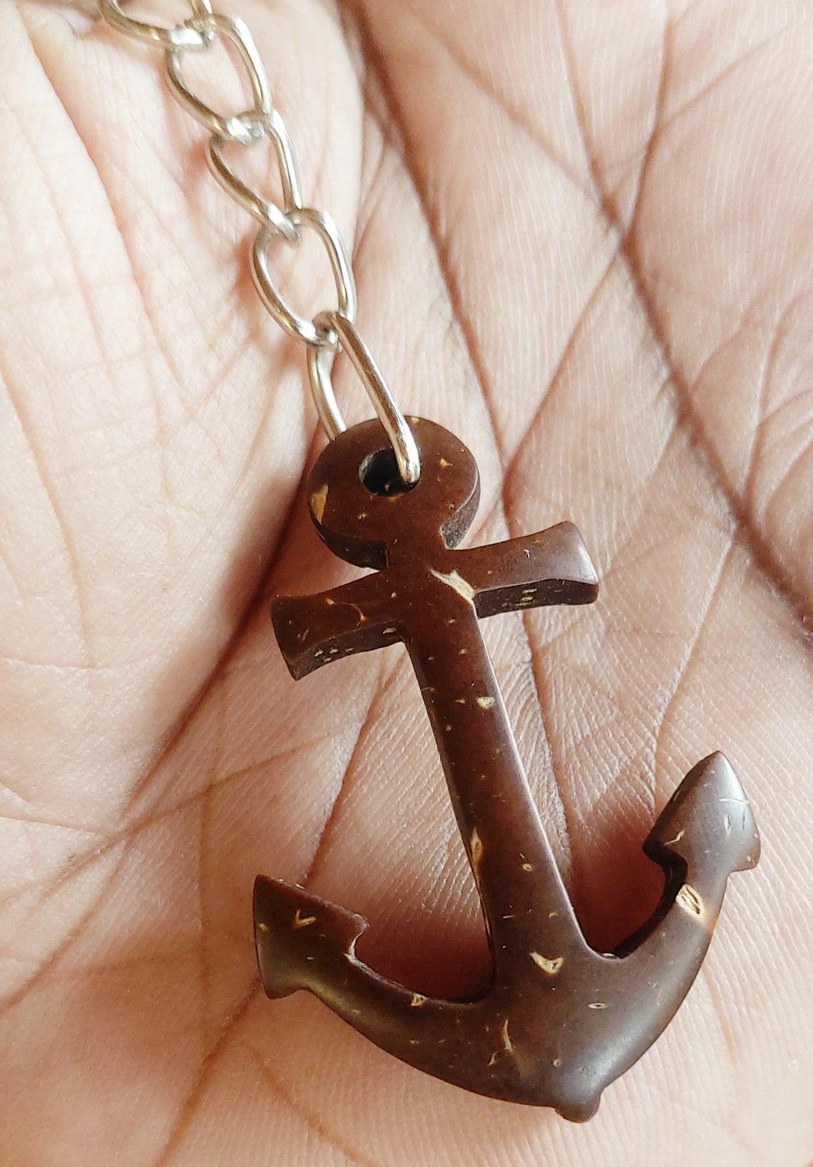 Handmade Coconut Shell Key Tag / Eco Friendly/ Natural Key - Etsy