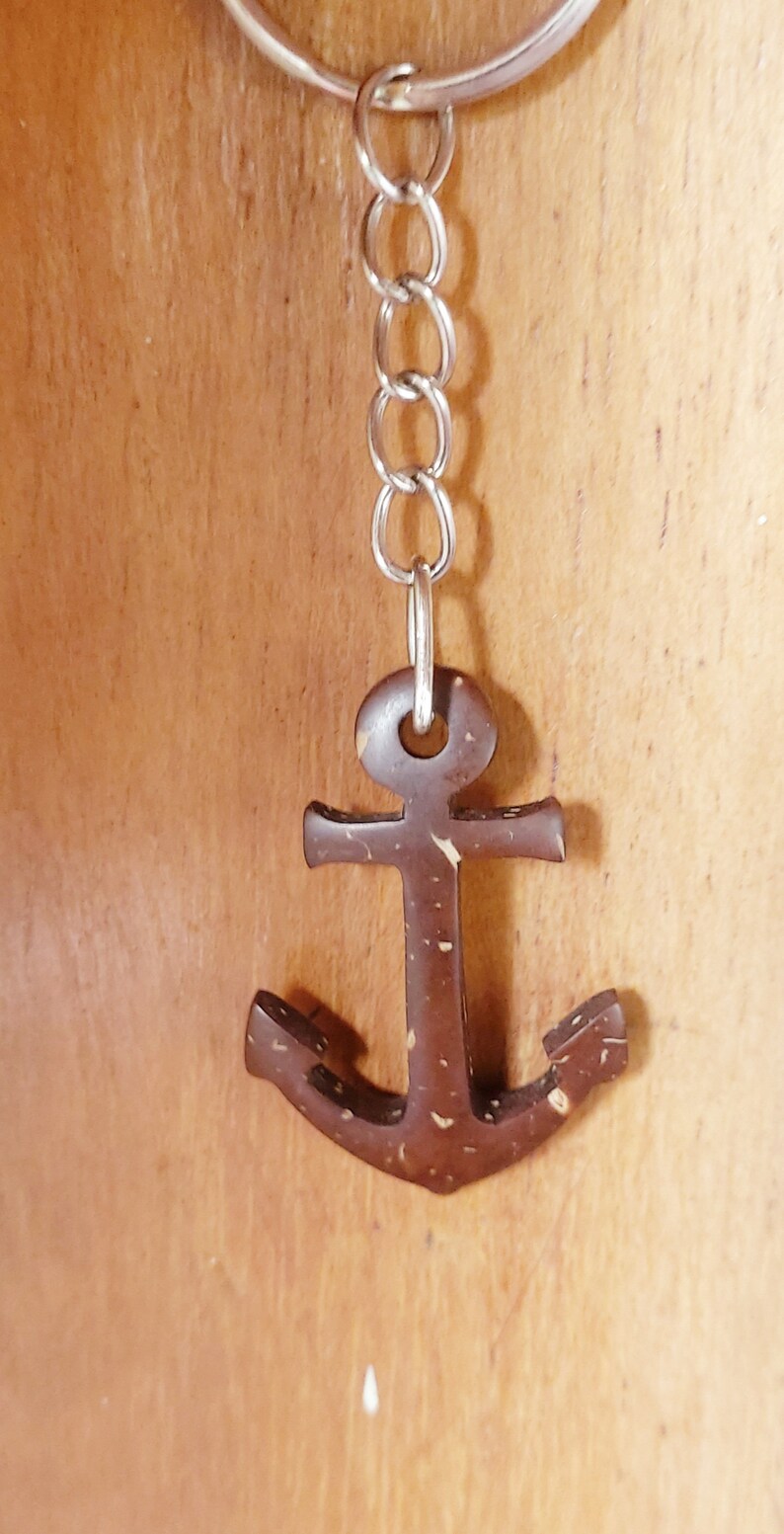 Handmade Coconut Shell Key Tag / Eco Friendly/ Natural Key - Etsy