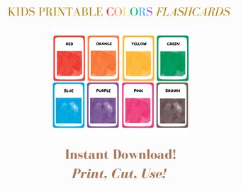 Nature Flashcards for Kids | Montessori Flashcards | Nature Education ...