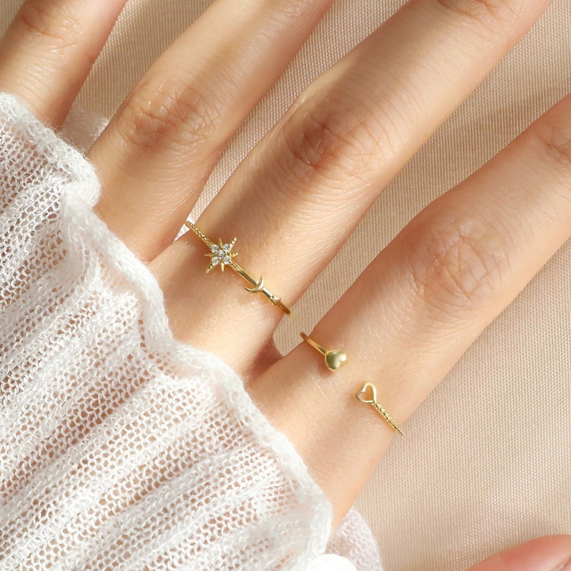 Simple Dainty Rings - Etsy