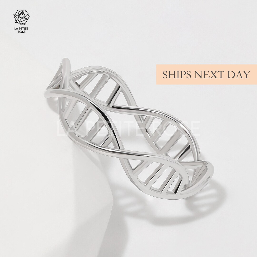 Double Helix DNA Ring, Molecule Chemistry Genetics Biology Unique ...