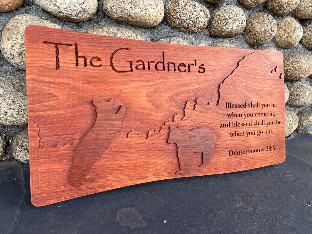 Custom Wood Signs | Rustic Engraved Personalized Signs | Outdoor Signs ...
