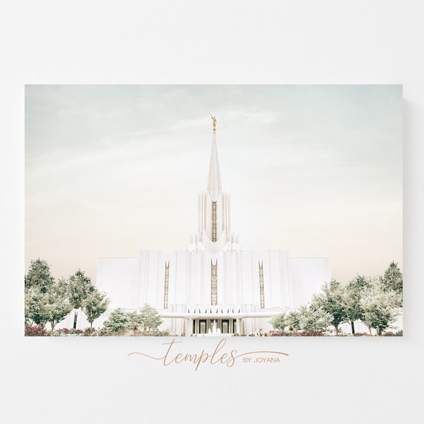 Jordan River Temple Digital - Etsy