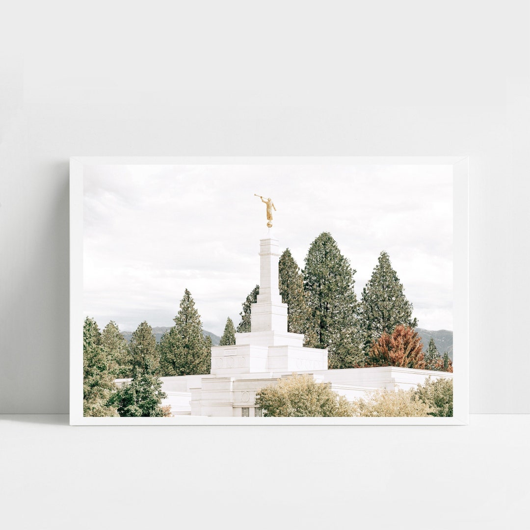 Spokane WA Temple LDS Temple Digital Art Lds Art Lds - Etsy