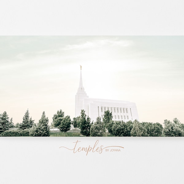 Rexburg Lds Temple Print - Etsy
