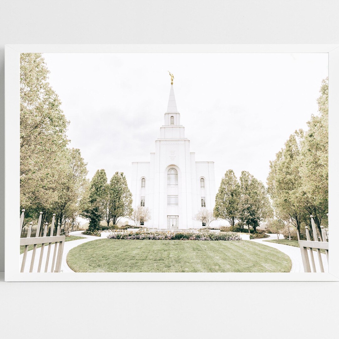 Kansas City, Missouri LDS Temple | Digital Image, Artistic Finish | Lds ...